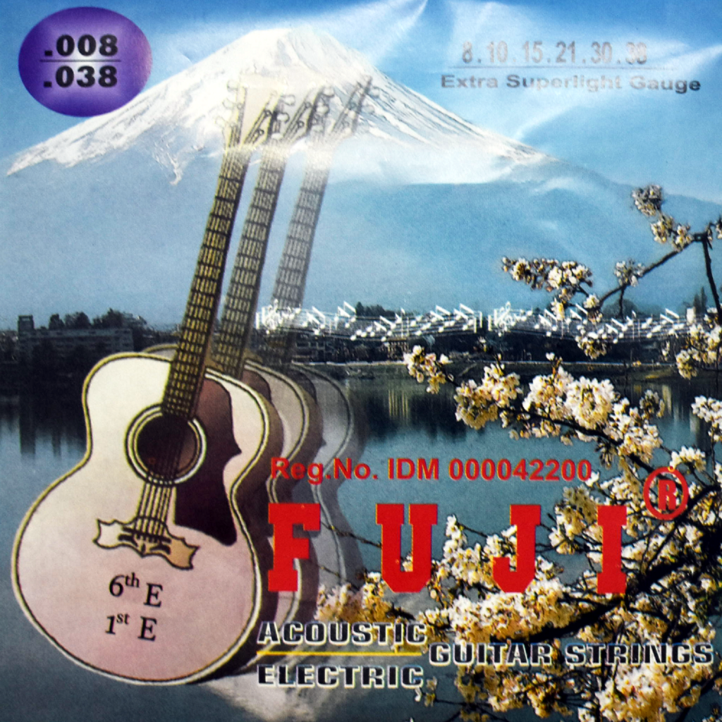 Fuji Acoustic Electric Guitar Strings .008” Set - Fuji String