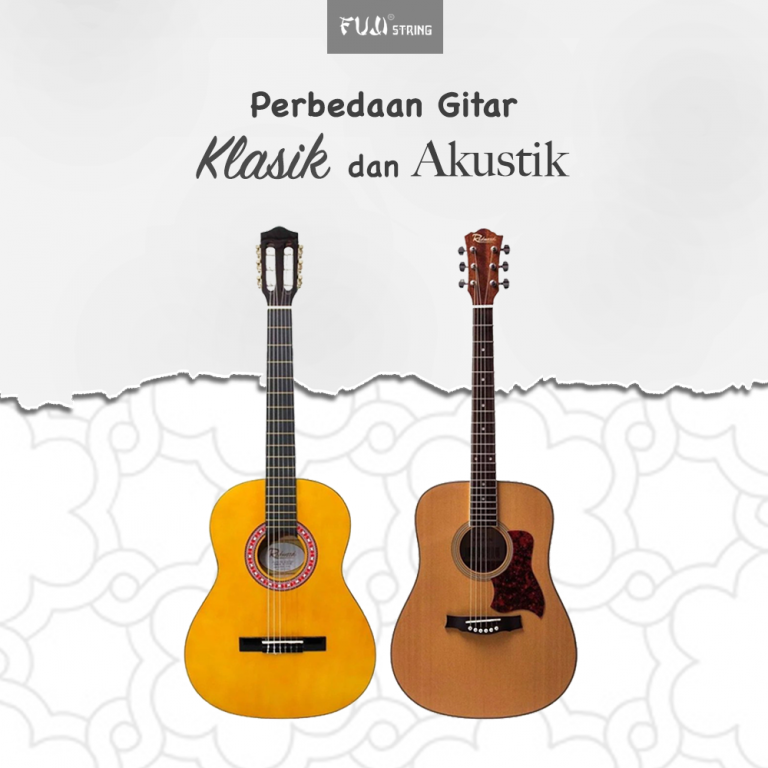 Perbedaan Gitar Klasik dan Gitar Akustik - Fuji String